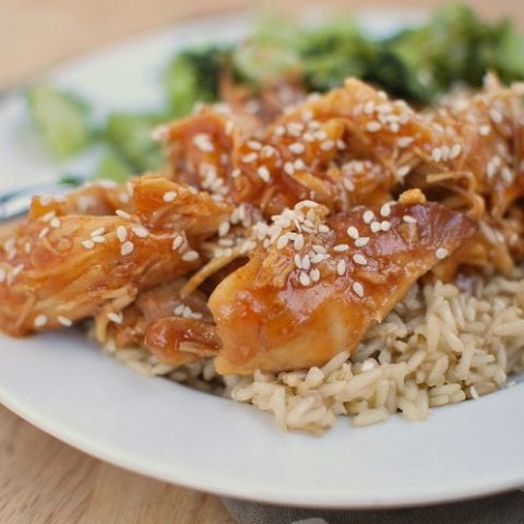 Honey Sesame Chicken (Slow Cooker) - Fake Ginger
