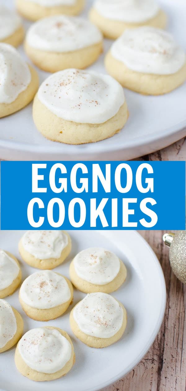 Frosted Eggnog Cookies - Fake Ginger