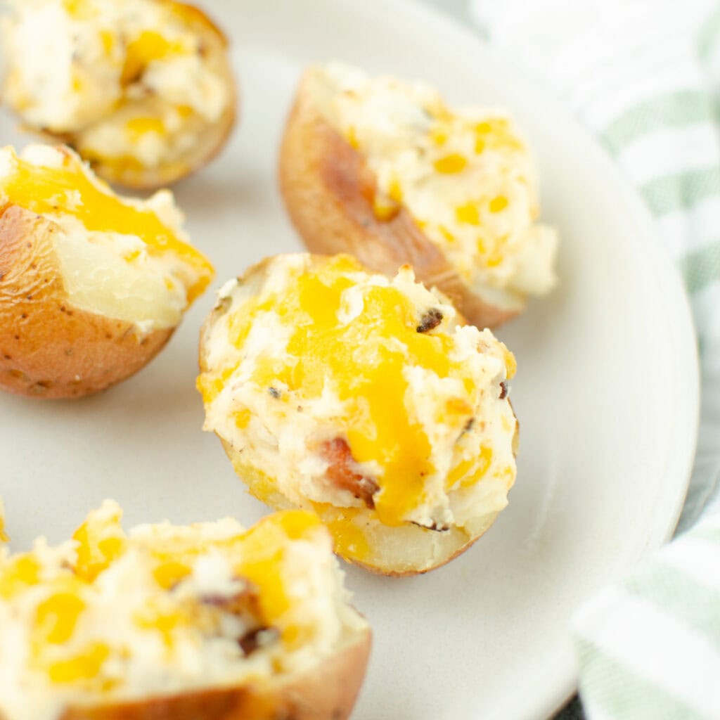 Twice Baked Red Potatoes - Fake Ginger
