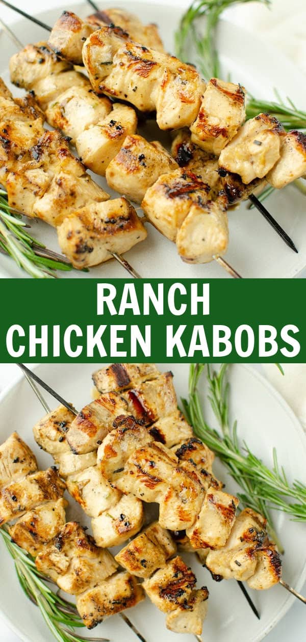 Rosemary Ranch Chicken Kabobs