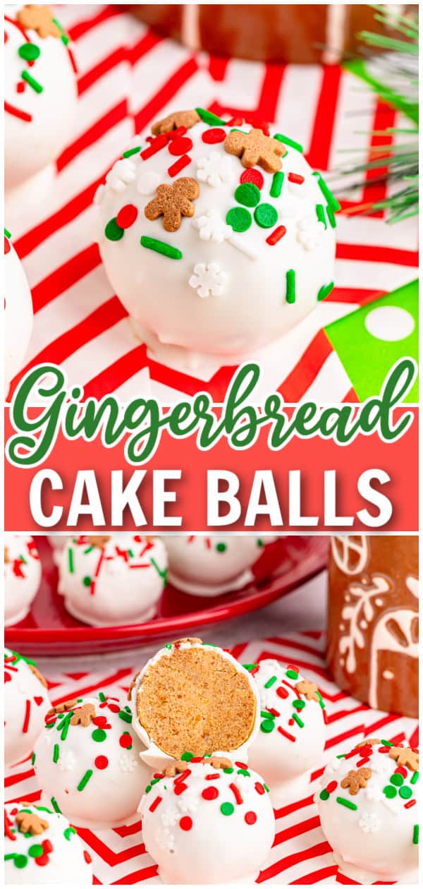 Gingerbread Cake Balls - Fake Ginger
